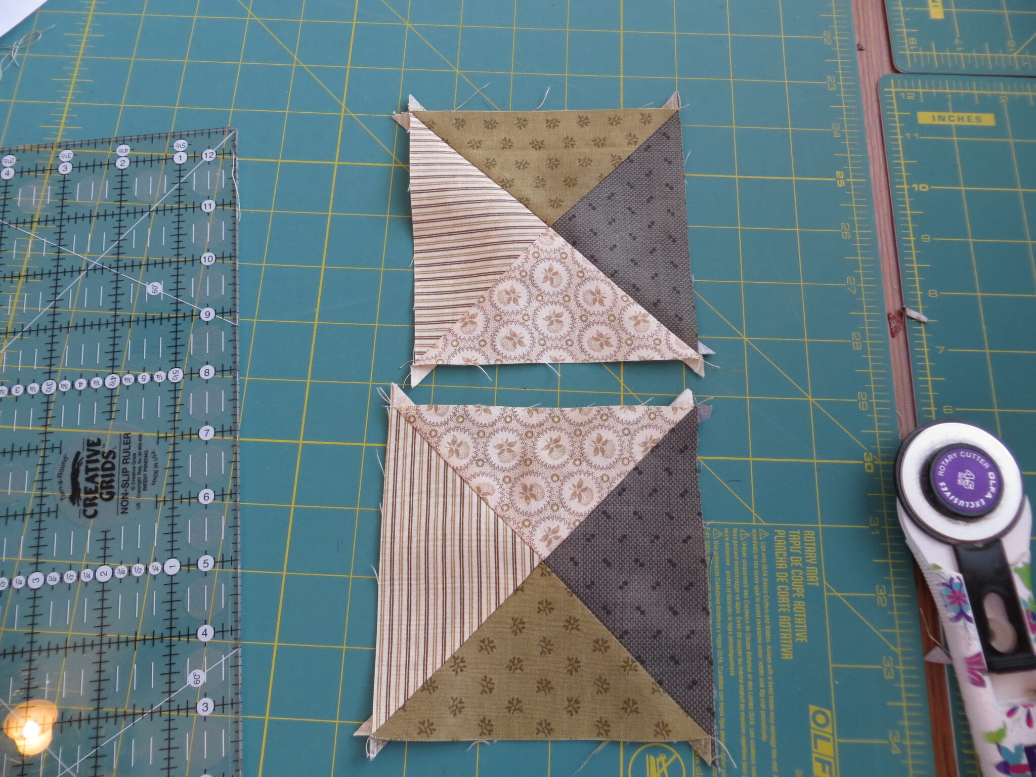 Quarter Square Triangles - Sister’s Choice Quilts