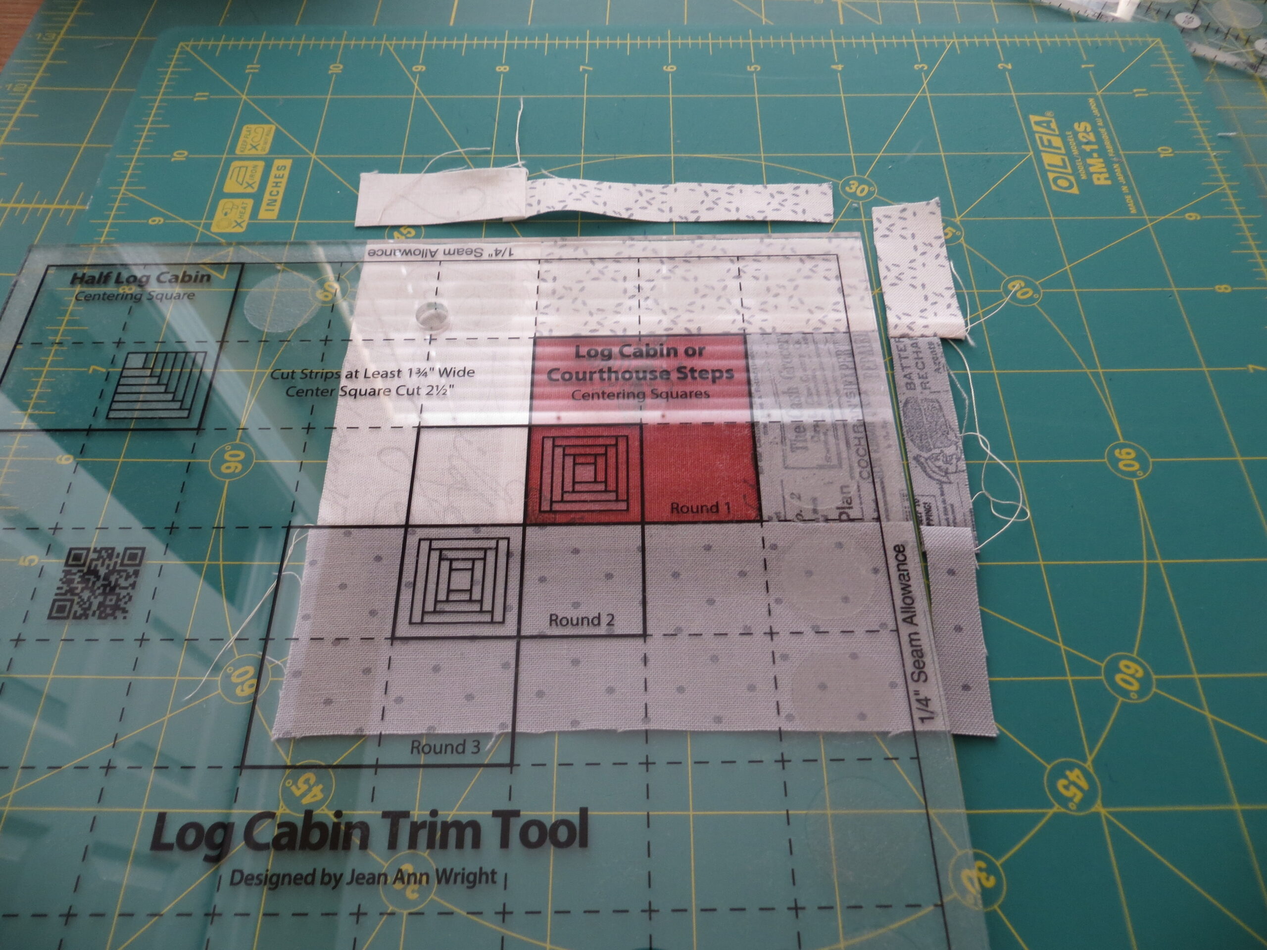 Creative Grids Log Cabin Trim Tool - Sister’s Choice Quilts