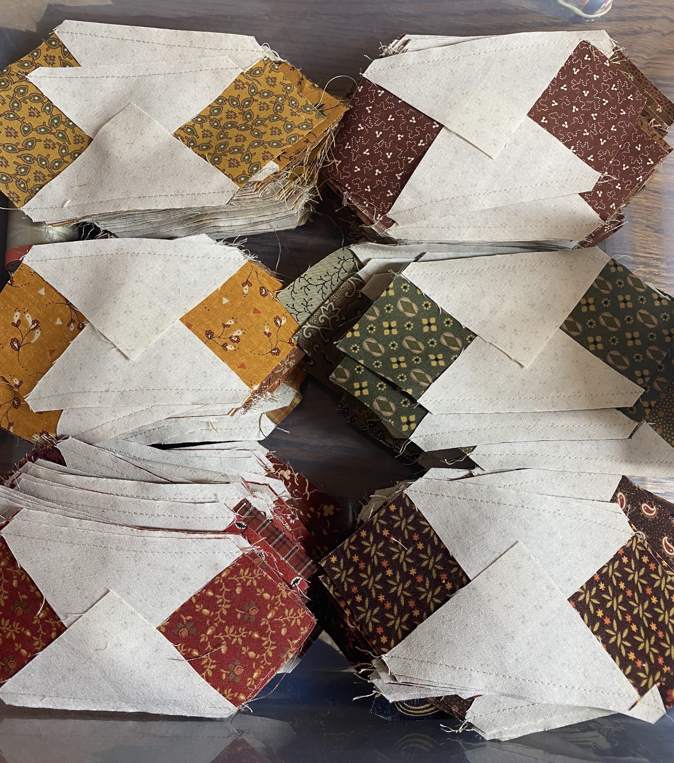 American Pie Block Units Done - Sister’s Choice Quilts